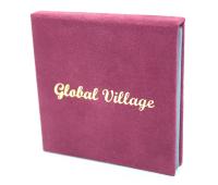 China Pink Printing Empty Blush Palette Square Customized Single Blush Pans for sale