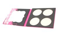 China Multicolor Customizable Makeup Palette Magnetic CMYK Printing 36mm Eyeshadow Pans for sale