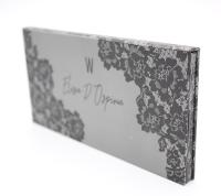 China Magnetic Empty Cardboard Eyeshadow Palette Recyclable CMYK PMS Printing for sale