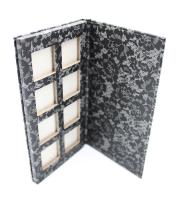 China Magnetic Empty Cardboard Eyeshadow Palette Recyclable CMYK PMS Printing for sale