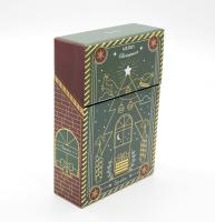 China CMYK Christmas Paper Gift Box Finished Cosmetic Paper Packaging 70mm Length for sale