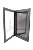 China Acrylic Window Paper Makeup Palette 175m Magnetic Length Empty Cosmetic Packaging for sale