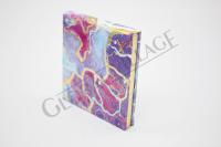 China Single Open Blank Makeup Palette Empty Magnetic Customized C2S Paper for sale