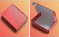 China Kraft Paper Cosmetic Shipping Boxes Recycled Corrugated Cosmetic Delivery Box for sale