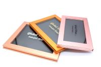 China 10 Pans 36mm Empty Make Up Palette Rose Golden Metalized Paper for sale