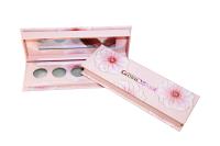China CMYK Printing Eyeshadow Cardboard Palette Booklet Style 5 Pan Eyeshadow Palette for sale