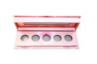 China CMYK Printing Eyeshadow Cardboard Palette Booklet Style 5 Pan Eyeshadow Palette for sale