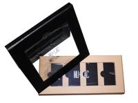 China Pantone Printing Empty Magnetic Palette Black Cardboard Makeup Palette for sale