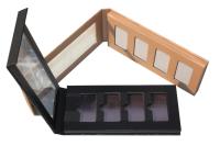 China Pantone Printing Empty Magnetic Palette Black Cardboard Makeup Palette for sale