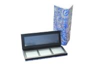 China Fabric Paper Highlighter Blush Contour Palette CMYK Empty Small Magnetic Palette for sale
