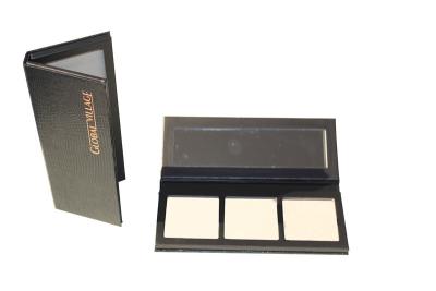 China Snake Pattern Empty Blush Bronzer Highlighter Palette With Hot Stamping Logo for sale