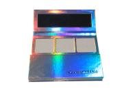 China Shiny Holographic Highlight Contour Palette Customized Makeup Empty Palette for sale