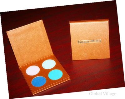 China 4 Position Makeup Highlight Contour Palette Foil Stamping Pearl Paper for sale