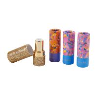 China Rolled Top Reusable Lipstick Tube Mini Customized Lipstick Containers for sale