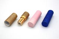 China Empty Paper Lipstick Tube Inner Cup 9.6mm With Golden Mechanism for sale