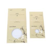 China Matte Gold Eyeshadow Envelope Packaging Recycled Pantone Printing With Round Window for sale