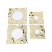 China Matte Gold Eyeshadow Envelope Packaging Recycled Pantone Printing With Round Window for sale