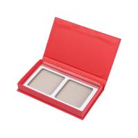 China Embossed Logo Eye Shadow Pan 38*38 Mm Cardboard Eyeshadow Palette Packaging for sale