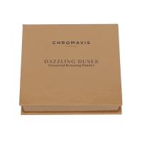 China C2S Paper Empty Single Eyeshadow Pan Packaging Palette Magnet Closure With Mirro for sale