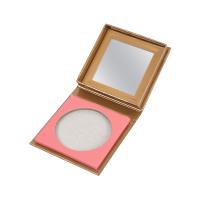 China C2S Paper Empty Single Eyeshadow Pan Packaging Palette Magnet Closure With Mirro for sale