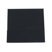 China Black Empty Eyeshadow And Blush Palette C2S PAPER With Brush for sale