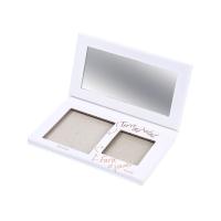 China 2 Position Empty Baked Eyeshadow Palette / Eye Makeup Palette Customized for sale