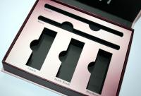 China C1S C2S Corrugated Cosmetic Paper Box / Make Up Kit Box With 3 Lipgloss 2 Eyeliners for sale