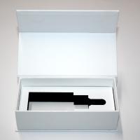 China 150mm Length C2S Cosmetic Paper Box / Skin Care Gift Box With Black EVA Foam for sale