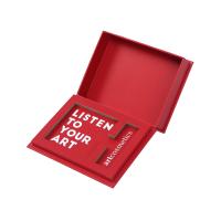 China Red Printing Blush Baked Eyeshadow Palette Matte Lamination with Brush for sale