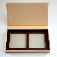 China Customized Empty Baked Eyeshadow Palette Compact 2 Position Pantone Color for sale