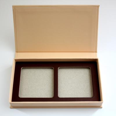 China Customized Empty Baked Eyeshadow Palette Compact 2 Position Pantone Color for sale
