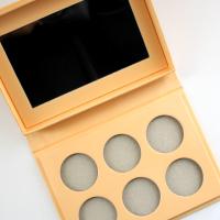 China PMS Color Private Label Custom Eyeshadow Palette DIAM 27MM 6 Pan Palette for sale