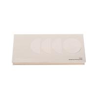 China Custom Empty Blush Palette Metalized Paper Special Shaped with Protective Film for sale