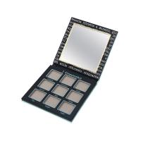 China Fabric Paper Highlight Contour Palette 9 Pans Green Makeup Palette for sale