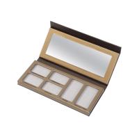 China 137mm Length Highlight Contour Palette Embossed Empty Makeup Pans for sale