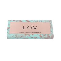 China 7 Pans Blush Bronzer Highlighter Palette C2S Paper Eyeshadow Box Packaging for sale