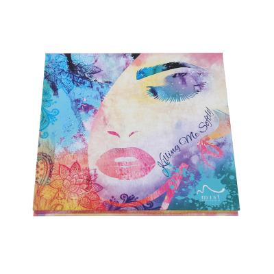 China 16 Pans Highlight Contour Palette Diam 36MM CMYK Printing Paper Makeup Palette for sale