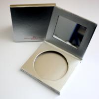 China Paper Empty Highlight Contour Palette Matte Silver With Glass Mirror for sale