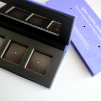 China 3 Pans Makeup Empty Magnetic Palette UV Finished With Holes for sale
