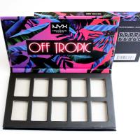 China Matte Finish Magnetic Eye Palette 10 Pans Blank Eyeshadow Palette CMYK Printing for sale