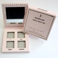 China 4 Pan 27mm Empty Blush Palette C2S Paper Greyboard Hot Foil Stamping for sale