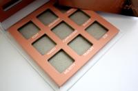 China 9 Pans Position Baked Eyeshadow Palette Packaging CMYK Printing for sale