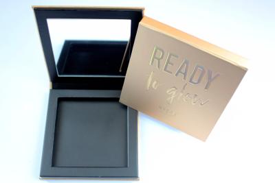 China Customized Mini Magnetic Palette Logo Embossed Highlighter And Contour Palette for sale