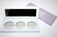 China 3 Pans Empty Blush Palette Diam 36MM Cmyk Colour Palette for sale