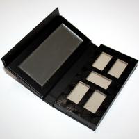 China CMYK Empty Eyeshadow Palette Case Embossed Logo Eco Friendly Makeup Palette for sale