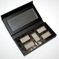 China CMYK Empty Eyeshadow Palette Case Embossed Logo Eco Friendly Makeup Palette for sale