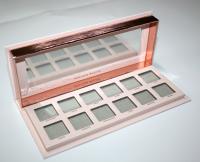 China Rose Gold Large Magnetic Eyeshadow Palette / 12 Pan Palette Pantone CMYK color for sale