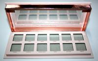 China Rose Gold Large Magnetic Eyeshadow Palette / 12 Pan Palette Pantone CMYK color for sale