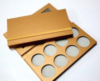 China Customized Eyeshadow Blush Contour Palette Metalized Pantone Makeup Palette for sale