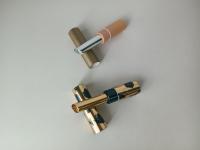 China C2S Cardboard Lipstick Tube Empty Lip Balm Containers Hot Stamping Spot UV for sale